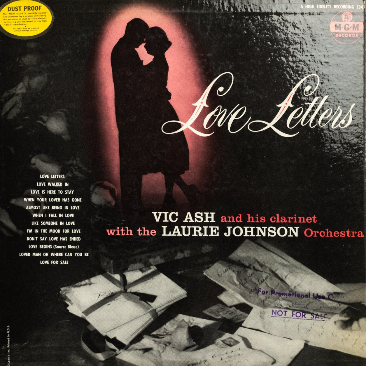 Vic Ash and the Laurie Johnson Orchestra - 'Love Letters' – Phil Seamen